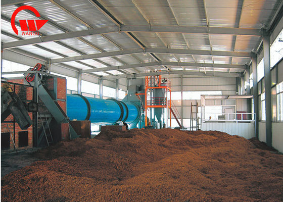 500kg - 2T ความจุ Triple Pass เครื่องเป่ากลองหมุน Gery / สีฟ้า DDGS ISO ...